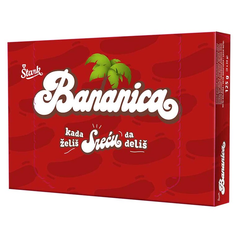 Bananica čokoladna 125g Štark