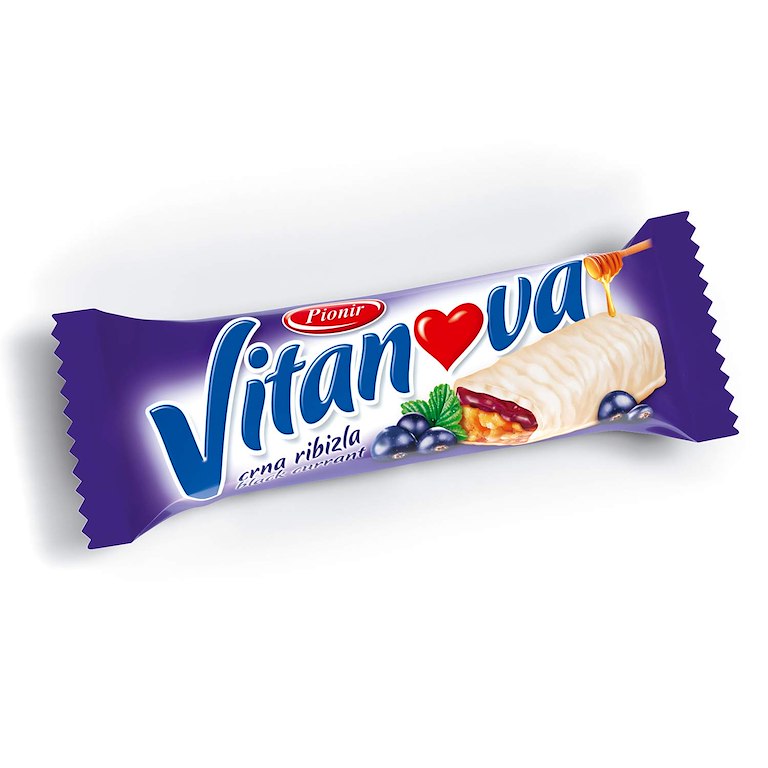 Bar crna ribizla i bela čokolada 35g Vitanova