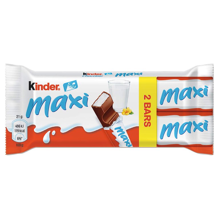 Bar Kinder maxi T2x24 42g