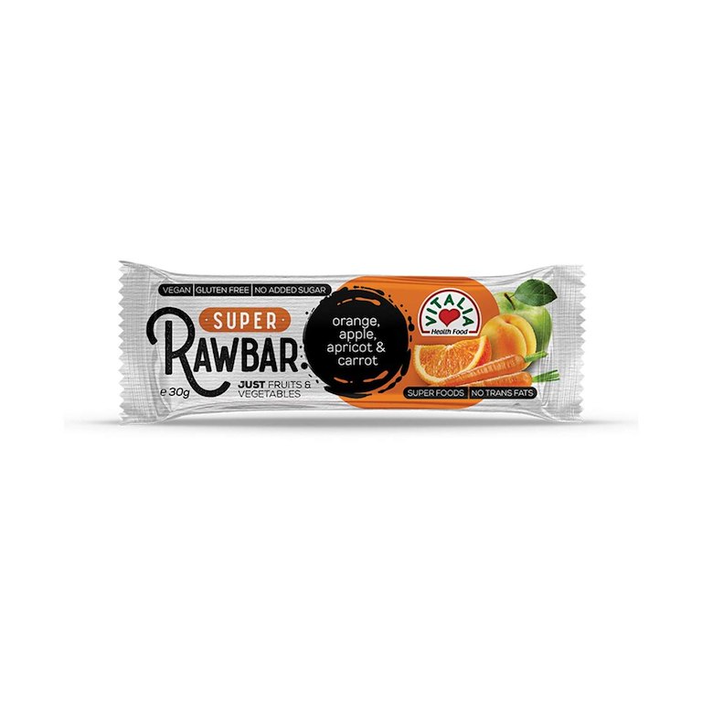 Bar Raw citrusno voće i šargarepa 30g Vitalia