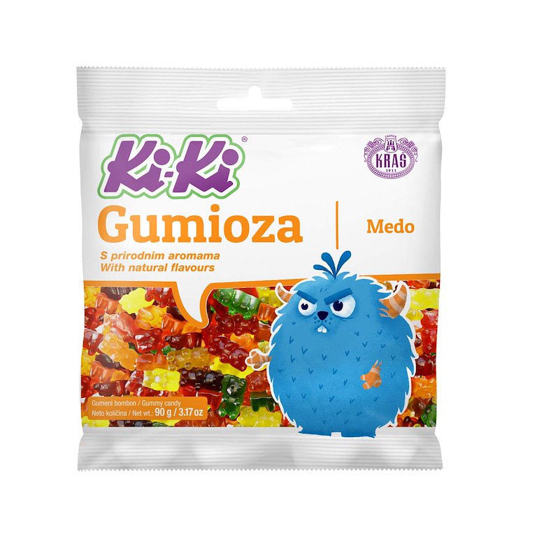 Bombone gumene Kiki meda 90g Kraš