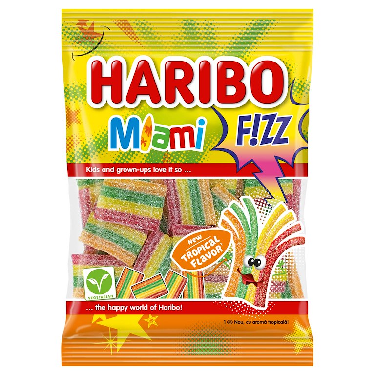 Bombone gumene Miami Fizz 85g Haribo