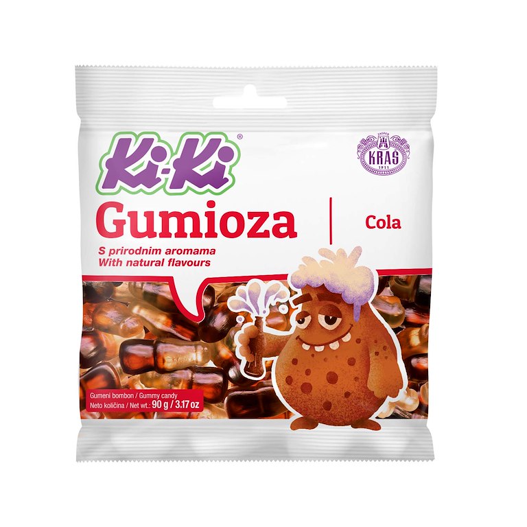 Bombone gumene Kiki cola 90g Kraš