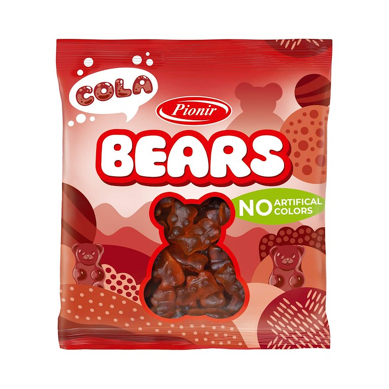 Bombone gumene Bears Cola 100g Pionir