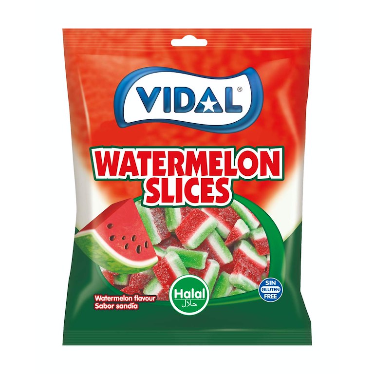 Bombone gumene lubenica 90g Vidal