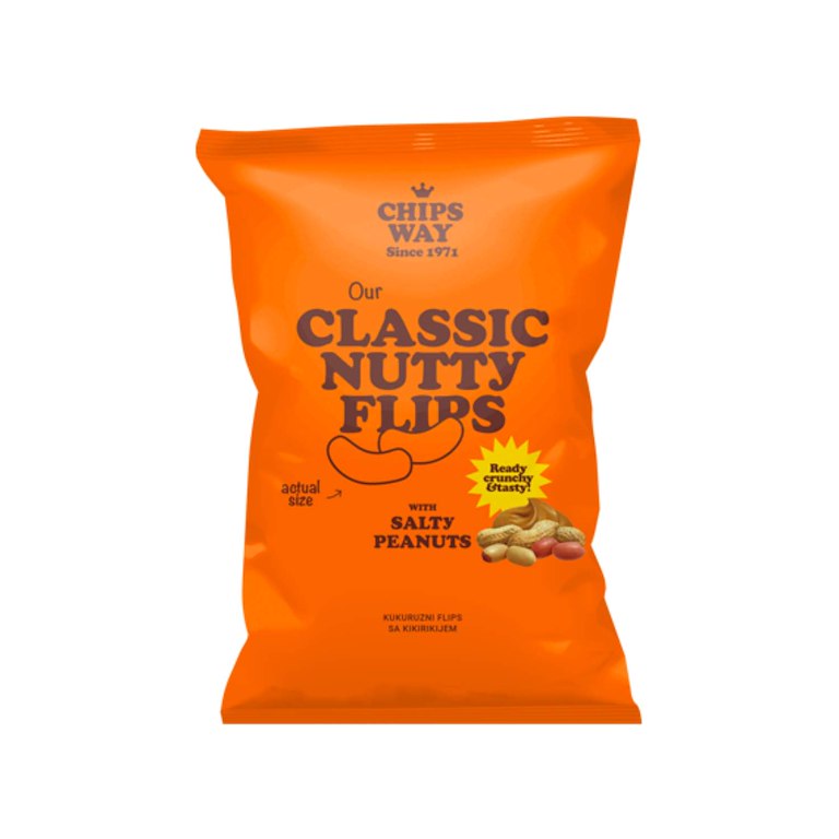 Flips Čačanski kikiriki 150g Chips Way