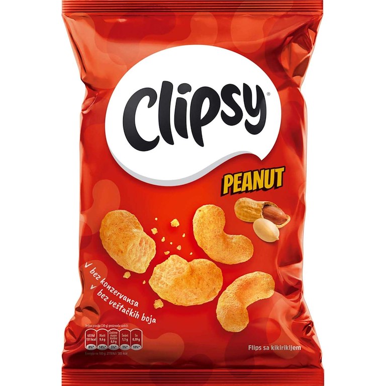 Flips Clipsy Peanut 50g Clipsy
