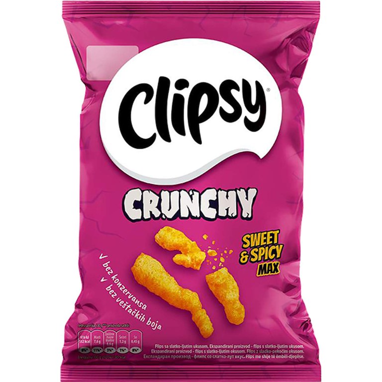Flips Clipsy crunchy sweet&spicy 70g Clipsy