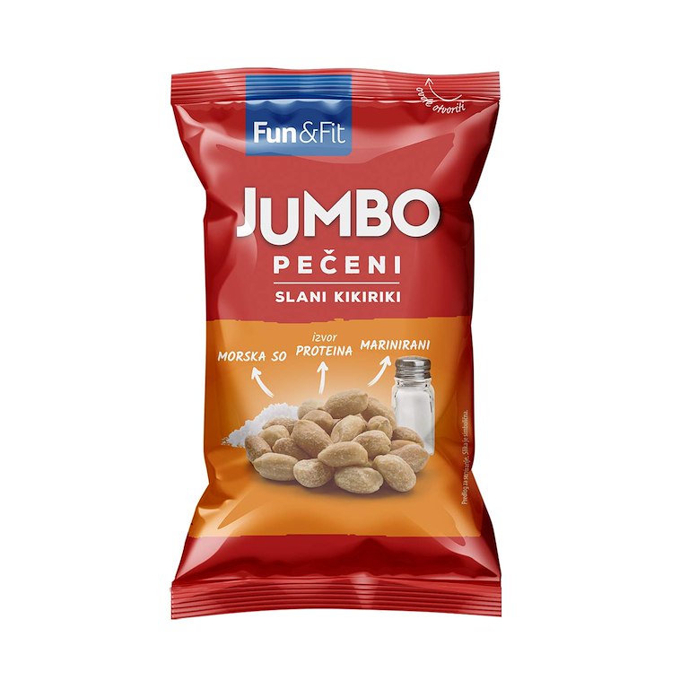 Kikiriki pečeni slani 80g Jumbo