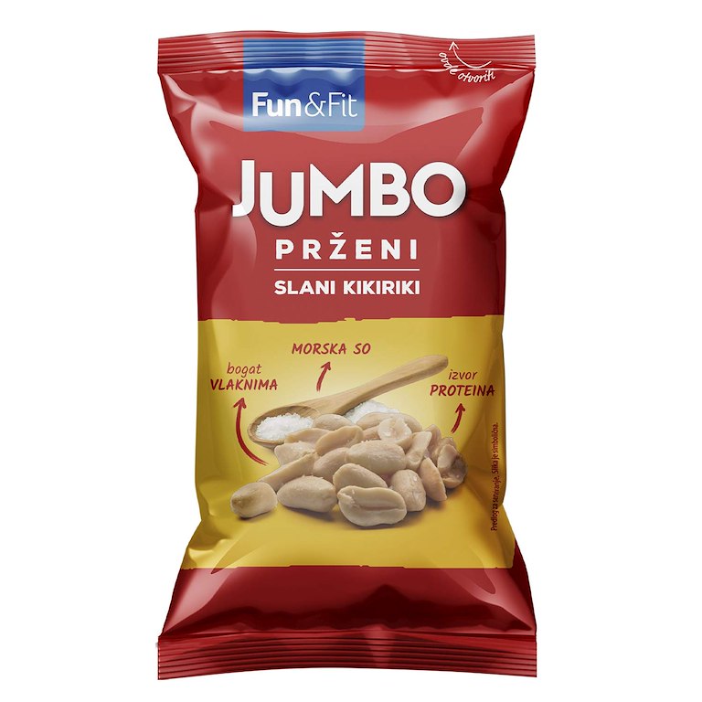 Kikiriki prženi slani 80g Jumbo