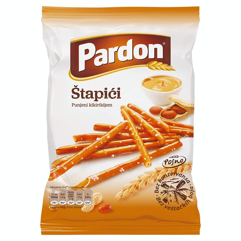 Štapići kikiriki 100g Pardon