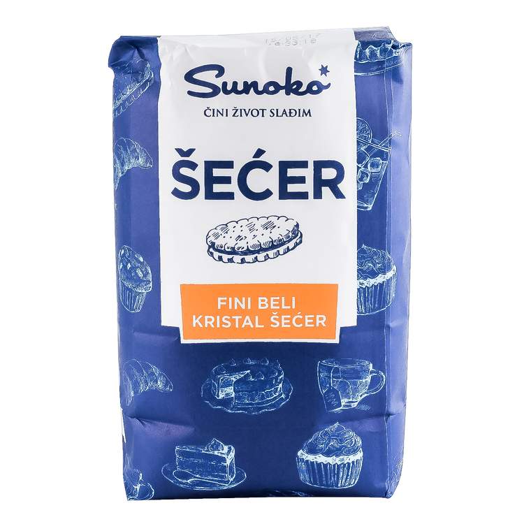 Šećer kristal beli 1kg Sunoko
