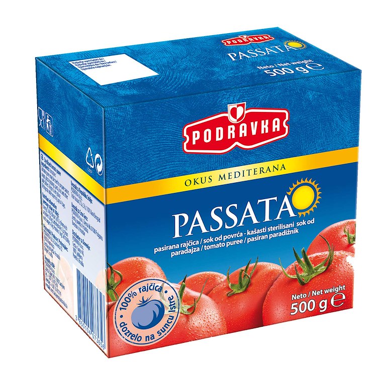 Paradajz pasirani 500ml Podravka