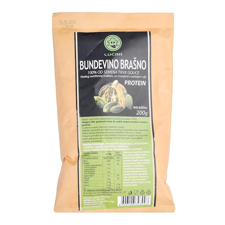 Brašno bundevino proteinsko 200g Lučar