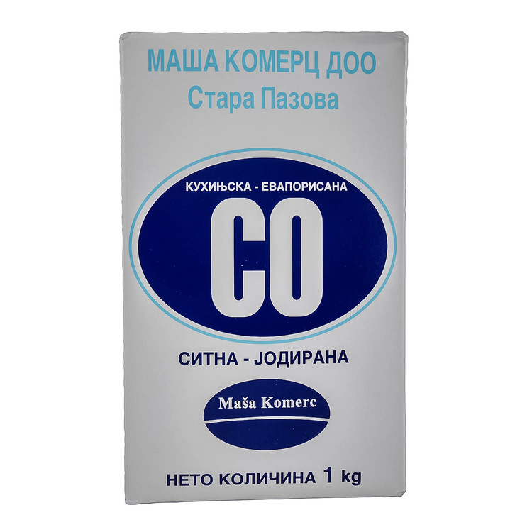 Kuhinjska so sitna jodirana evaporisana 1kg So Produkt