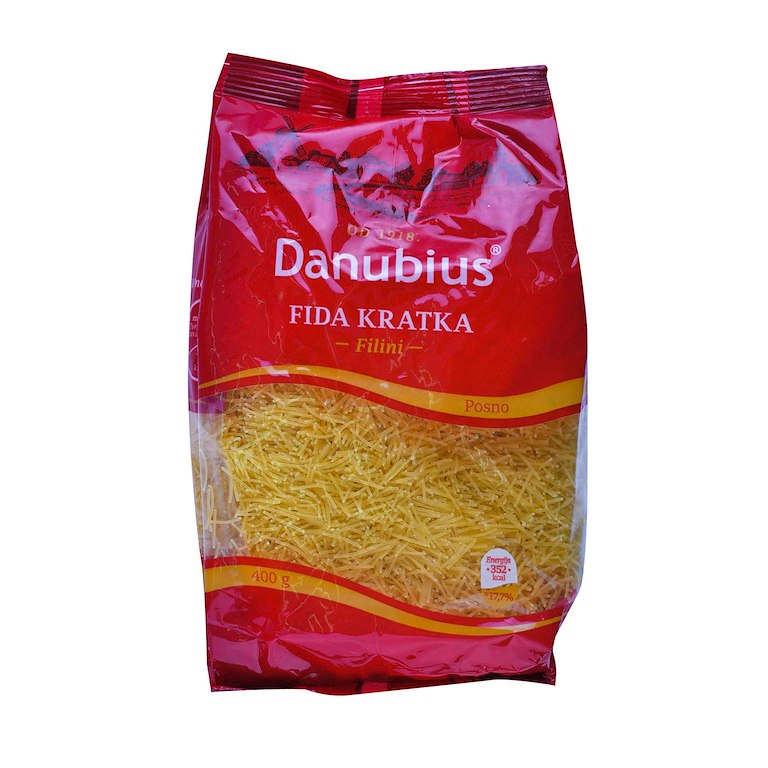 Testenina Fida kratka 400g Danubius