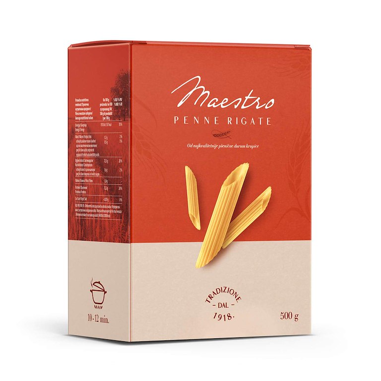 Testenina penne maestro 500g Danubius