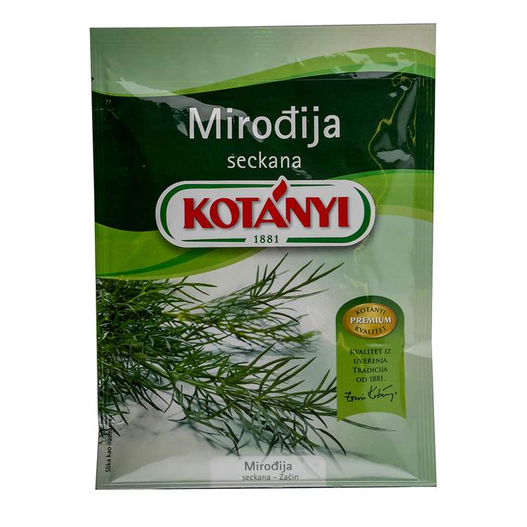 Mirođija seckana 11g Kotanyi