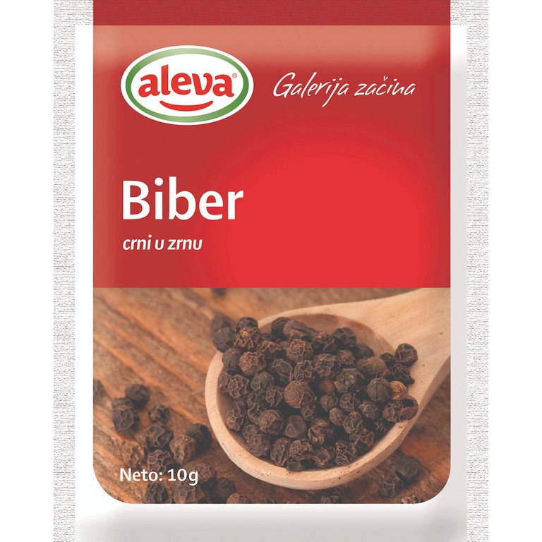 Biber crni u zrnu 10g Aleva