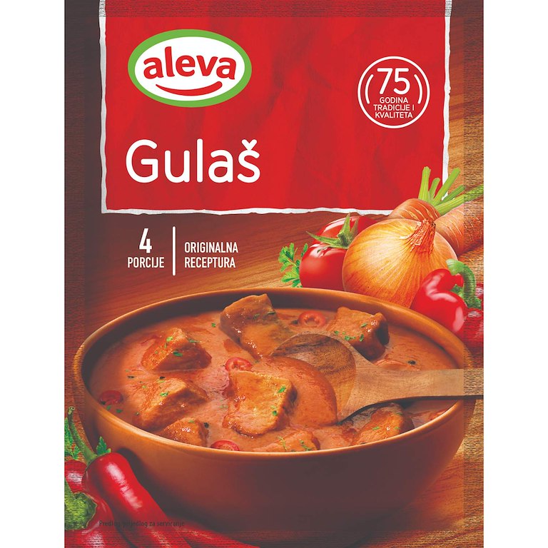Začin za goveđi gulaš 50g Aleva