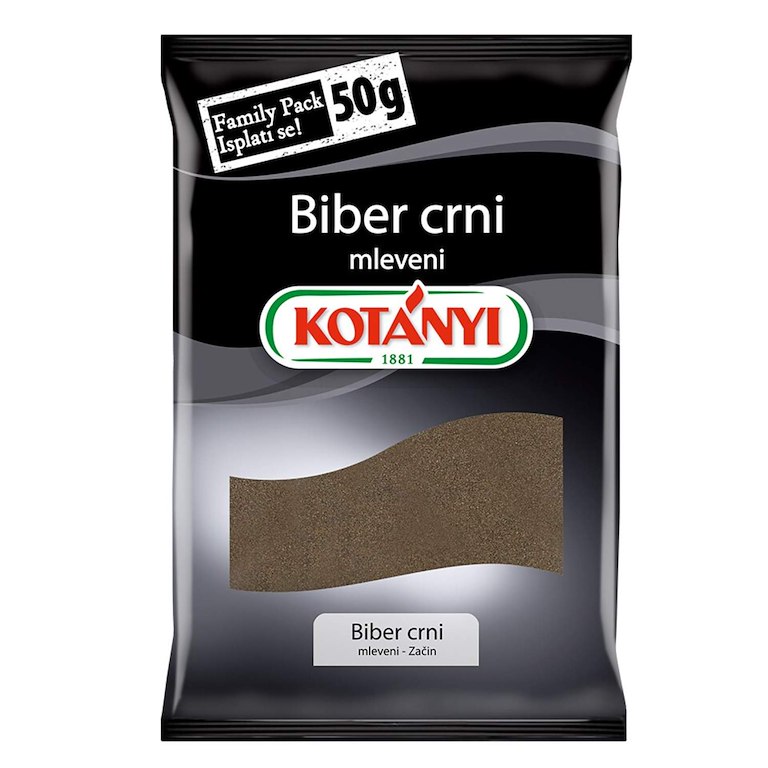 Biber crni mleveni 50g Kotanyi