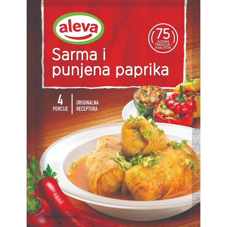 Dodatak jelima za sarmu i punjenu papriku 60g Aleva
