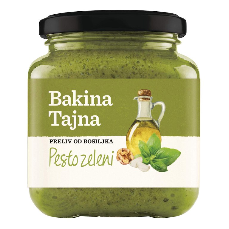 Sos pesto zeleni 180g Bakina tajna