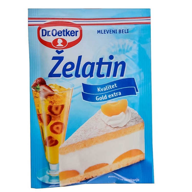Želatin mleveni beli 10g Dr. Oetker