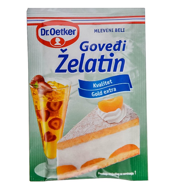Želatin goveđi mleveni 10g Dr. Oetker