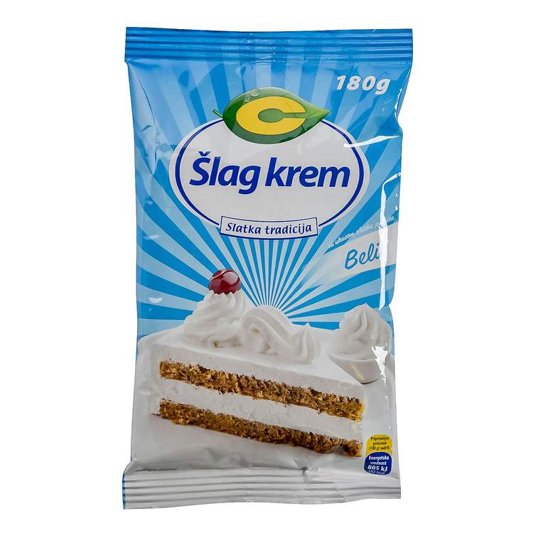 Šlag krem beli 180g C