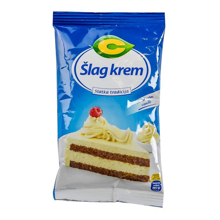 Šlag krem vanila 180g C