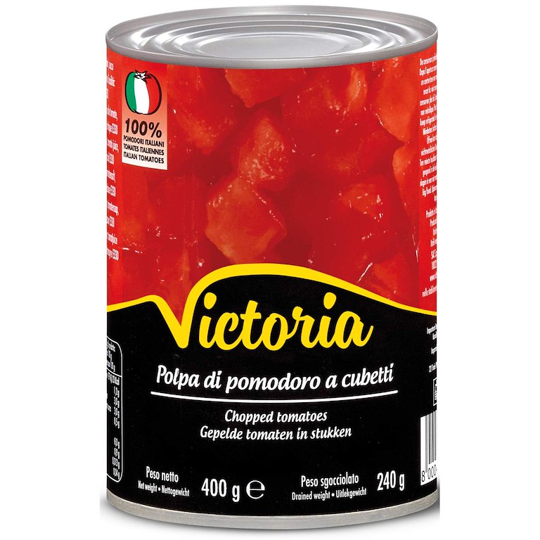 Paradajz komadi u sopstvenom soku 400g Victoria