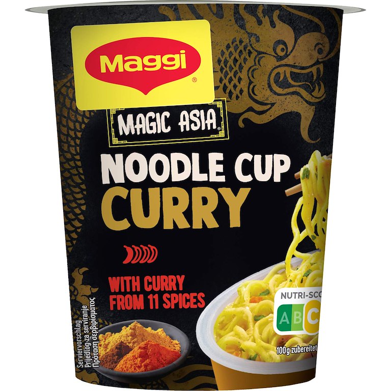 Nudle u čaši kari 63g Maggi