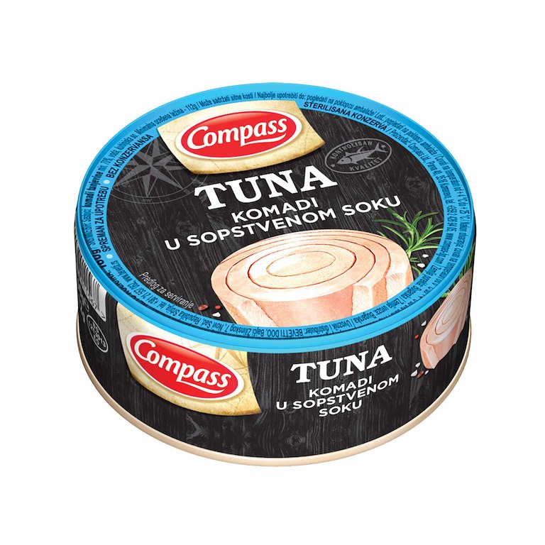 Tunjevina komadi u sopstvenom soku 160g Compass