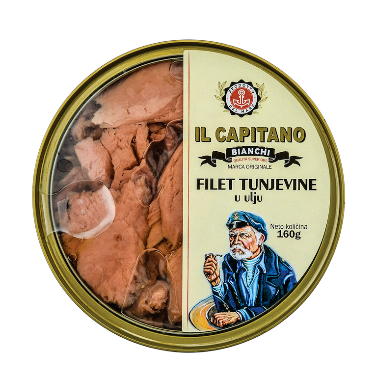 Tunjevina fileti u ulju 160g Il Capitano