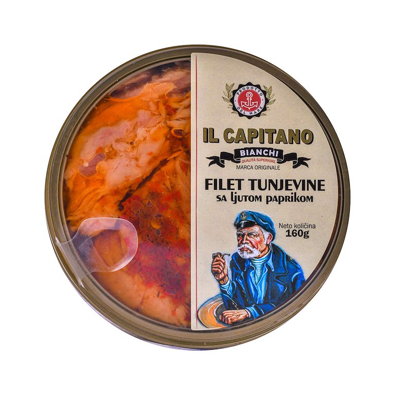 Tunjevina fileti sa ljutom paprikom 160g Il Capitano