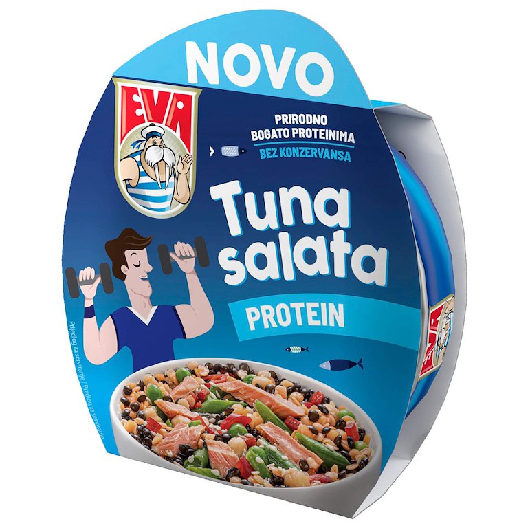 Salata tuna protein 160g Eva