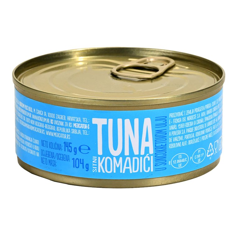 Tunjevina komadići 145g Slova