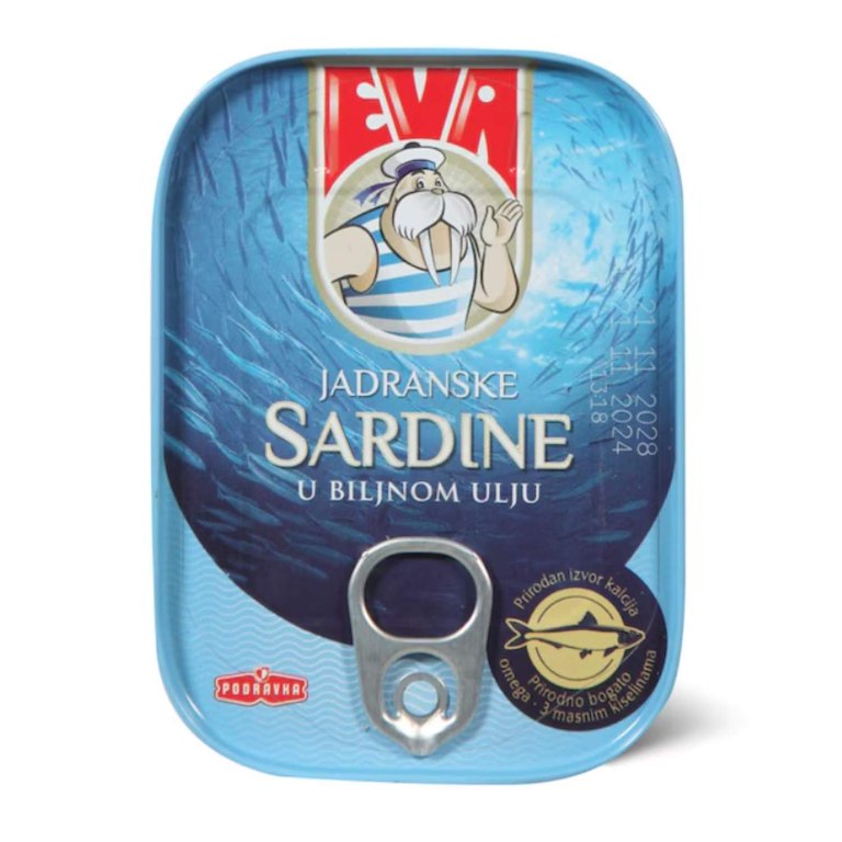 Sardina u biljnom ulju 100g Eva