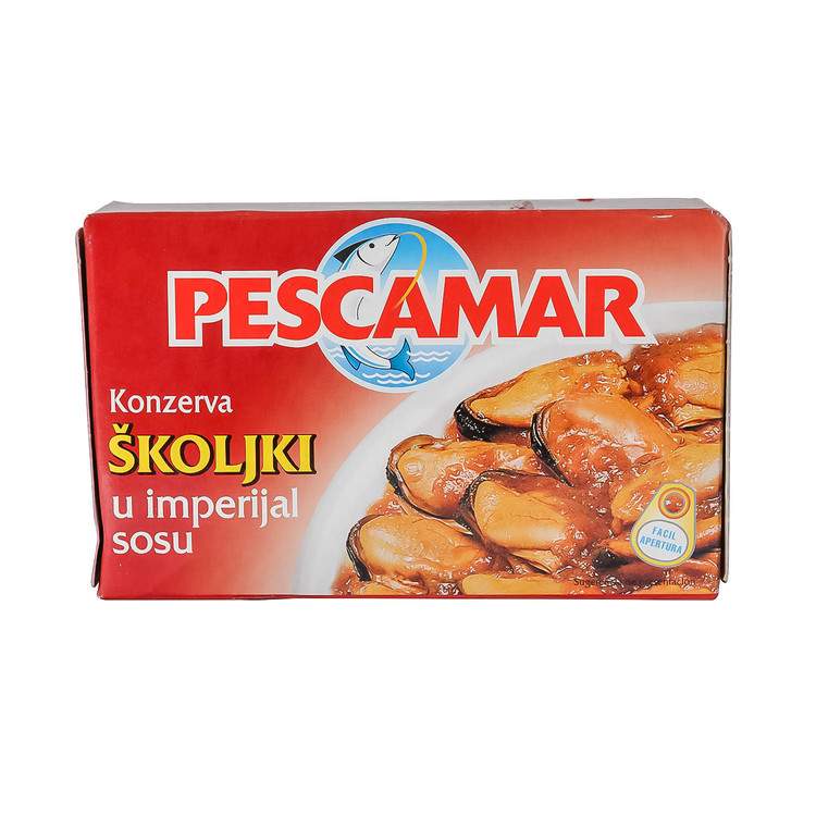 Školjke u imperijal sosu 111g Pescamar