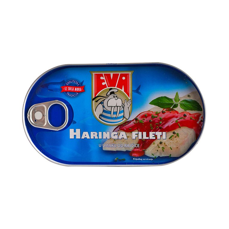 Haringa fileti u paradajz sosu 170g Eva