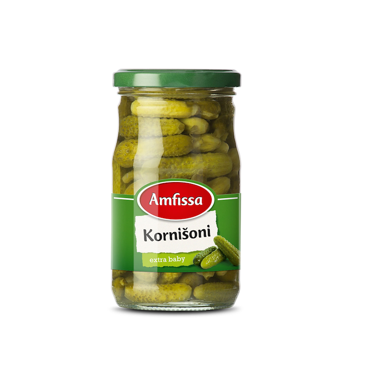 Kornišoni ekstra baby 300g Amfissa