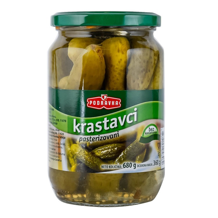 Krastavci 680g Podravka