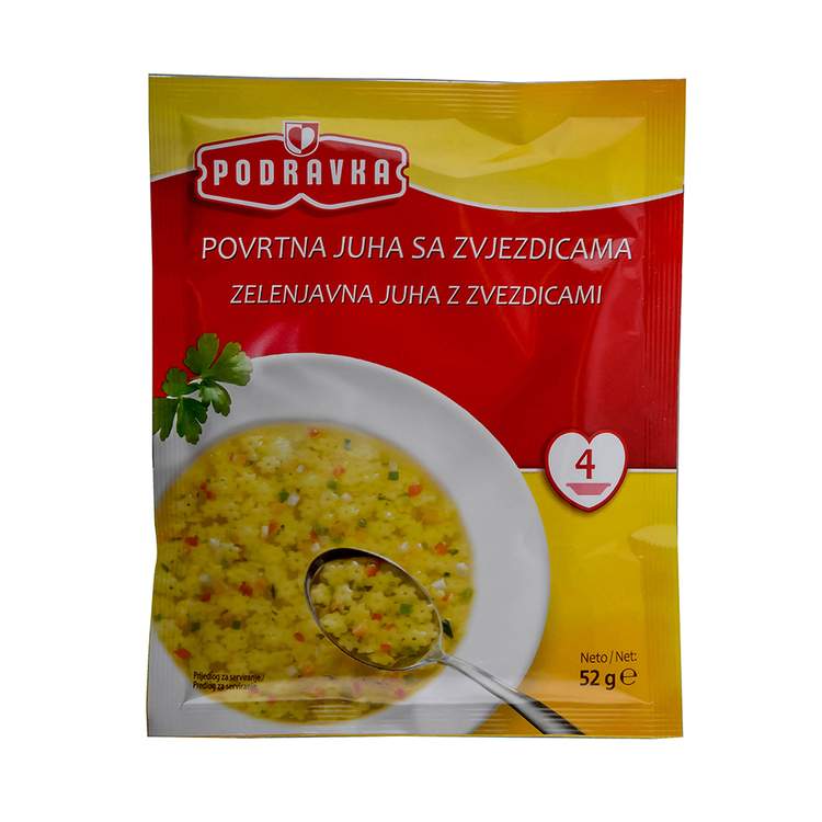 Supa povrtna sa zvezdicama 52g Podravka