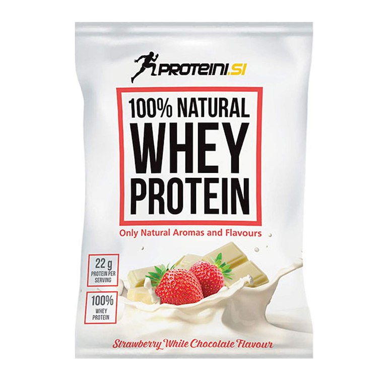 Protein 100% Natural Whey jagoda 30g Proteini Si