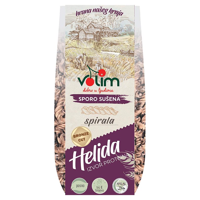 Testenina sa heljdom spirala 250g Volim