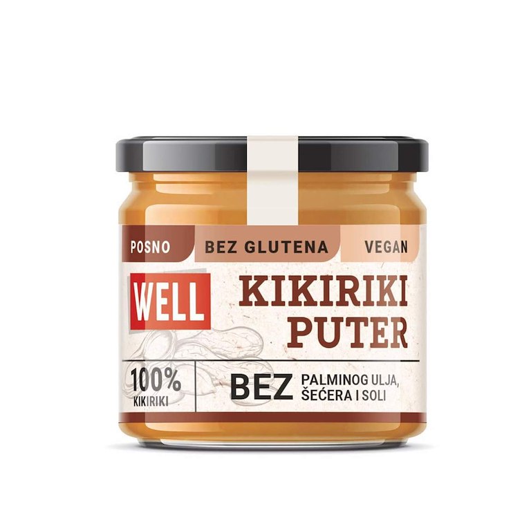 Namaz puter od kikirikija 180g Well