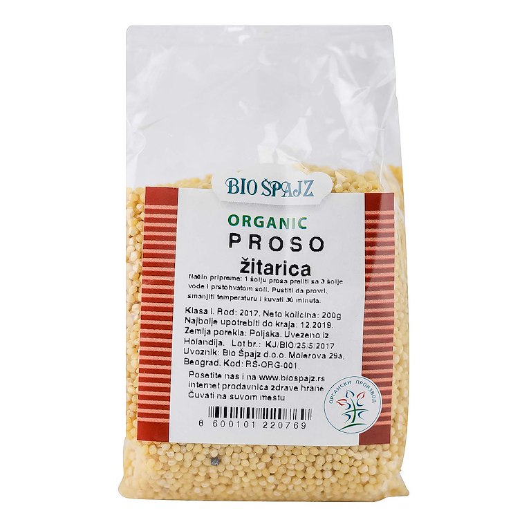 Proso organik 200g Bio Špajz