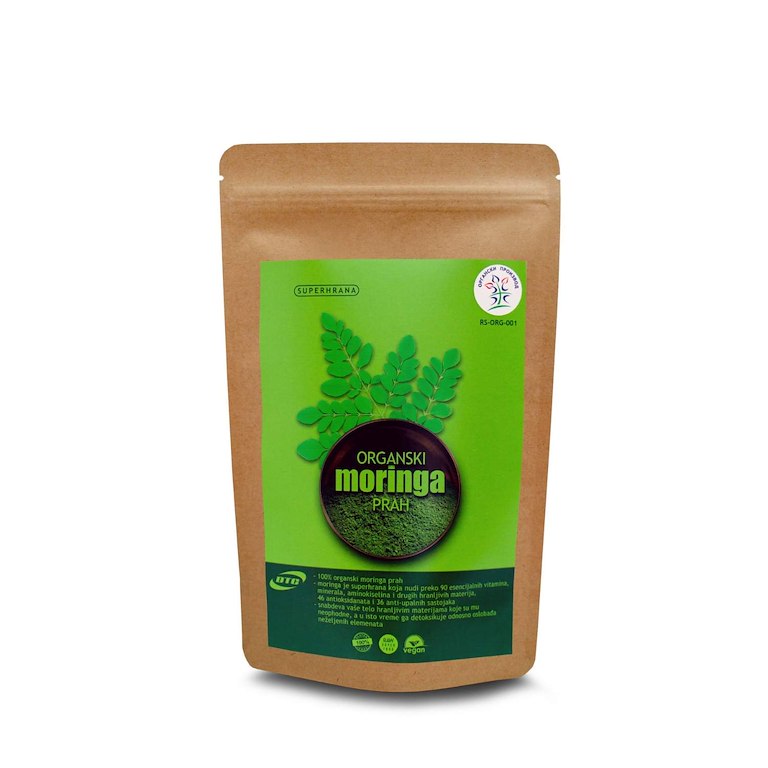 Moringa organska u prahu 100g DTC