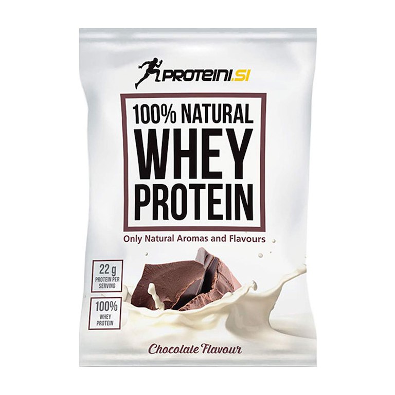 Protein 100% Natural Whey čokolada 30g Proteini Si